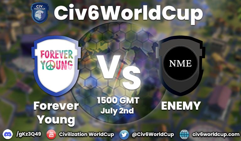 NME vs Forever Young - Week 3 - Season 8 - Civilization 6 World Cup